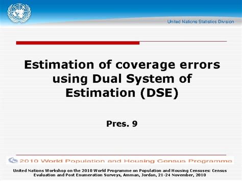 estimation of coverage errors using dual system of