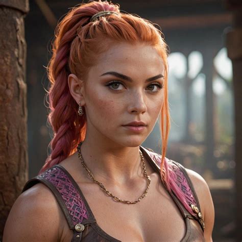 Strong Female Dwarf In Fantasy Setting