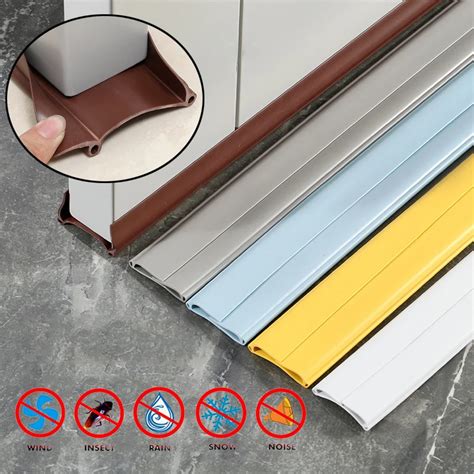 방풍 도어 창 날씨 스트립 방음 도어 바닥 Weatherstrip 도어 드래프트 씰링 스토퍼 아래 소음 방지 장치 감소씰링 스트립 Aliexpress