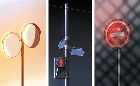 길거리 표지판 8종세트