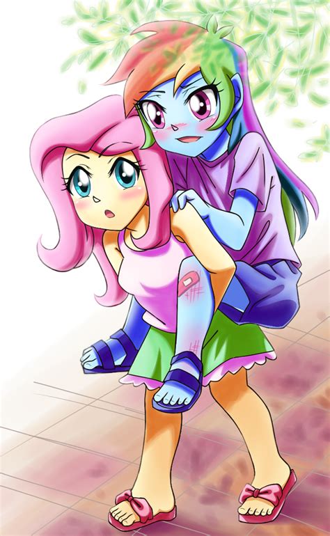1930625 Safe Artisttastyrainbow Characterfluttershy Characterrainbow Dash Ship