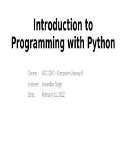 Python Programming: Basics, Variables, Expressions, and Output | Course ...