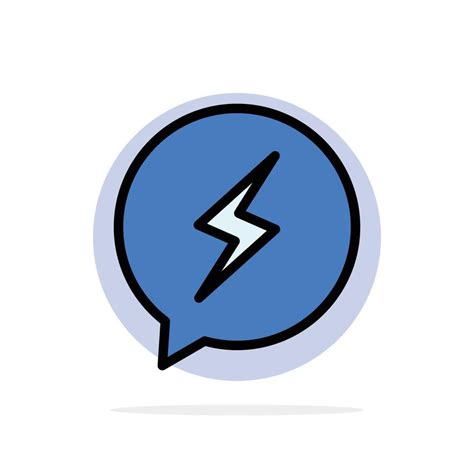 Chat Sms Chatting Power Abstract Circle Background Flat Color Icon 13287435 Vector Art At Vecteezy