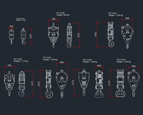 Crane Gear Cad Block