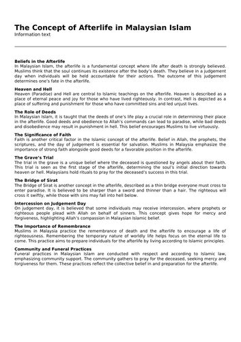 Infotext And Exercises Teaching Resources