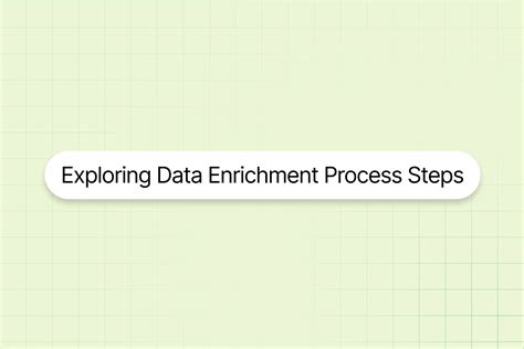 Exploring Data Enrichment Process Steps Cufinder
