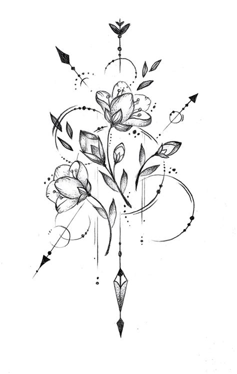 Minimalist Line Art Tattoo Design