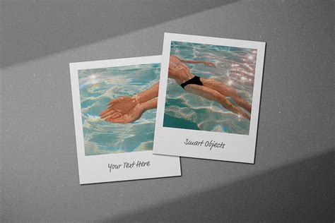 Instant Polaroid Frame Mockups Collection Design Cuts