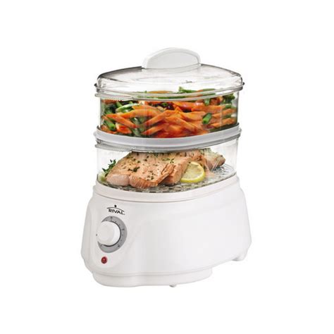 Rival Ckrvstlm21 Double Stack 2 Tier Vegetable Steamer Ebay