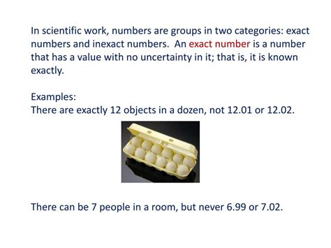 Ppt Exact And Inexact Numbers Powerpoint Presentation Free Download Id2662680