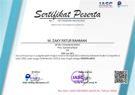 Sertifikat Iasc 2022 Pdf