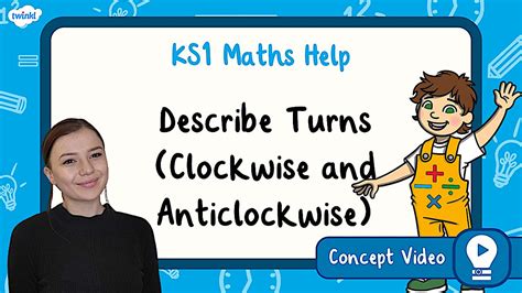 👉 Describe Turns Clockwise And Anticlockwise Ks1 Maths Concept Video