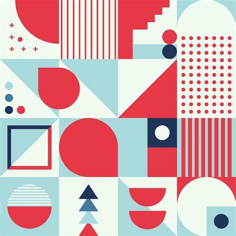 Premium Vector Vector Abstract Background With A Retro Geometric Pattern Design
