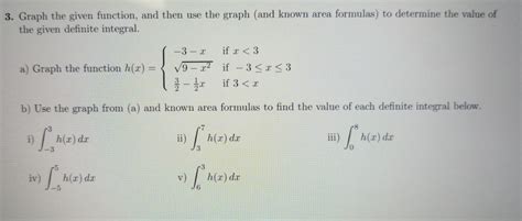 Solved Graph The Given Function And Then Use The Graph Chegg Com