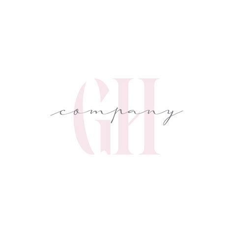 Gh Beauty Initial Template Vector Design Vector Art At Vecteezy