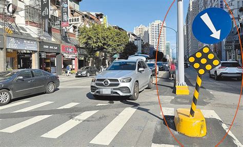 台中 新設行人庇護島 變事故熱點 地方新聞 中國時報