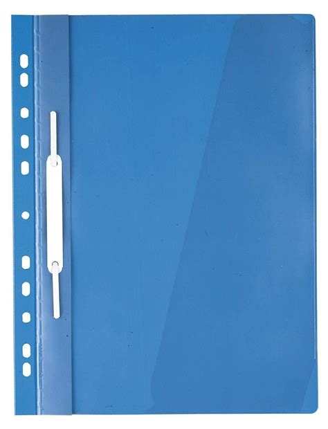 Office Furniture And Storage Clear View Punched Project File Report Folder 25 Pack A4 Blue