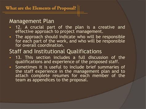 Writing Project Proposals Ppt