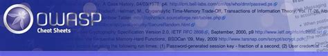 OWASP Authentication Cheat Sheet Best Practices For Authentication And Session Management