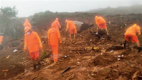 Raigad Landslide 57 Bodies Under Rubble But Rescue Called Off