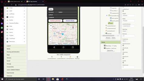 Activity Starter Error Displaying A Google Map MIT App Inventor Help MIT App Inventor