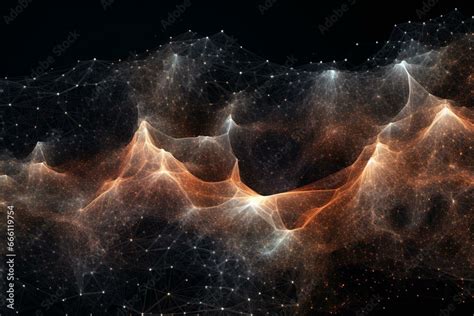 Mesmerizing Pattern Of Intricate Lines And Particles Symbolizing Boundless Potential And Impact