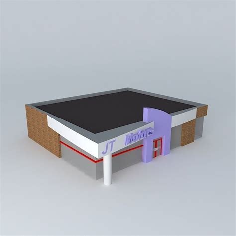 Jt Motors Car Dealer Free 3d Model Cgtrader