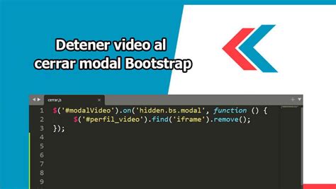 detener video al cerrar modal bootstrap baulphp