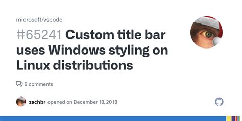 custom title bar uses windows styling on linux distributions · issue