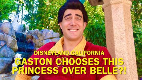 New Gaston Reveals Which Princess He Would Marry Instead Of Belle