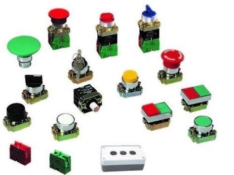 IMPORTED Push Button Element NO NC Red Green Emergency Selector Mm For Industrial Number Of