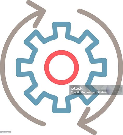 Reset Settings Line Multi Color Stock Illustration Download Image Now