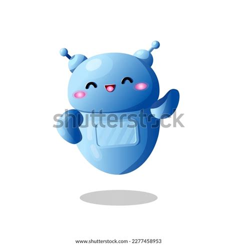 Cute Smiling Robot Virtual Assistant Your Stock Vector Royalty Free 2277458953 Shutterstock