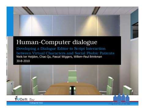 Pdf Human Computer Dialogue