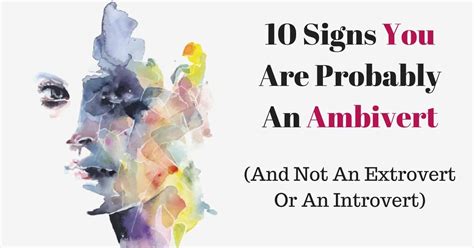 10 Signs You Are Probably An Ambivert And Not An Extrovert Or An