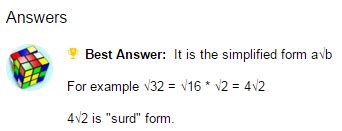 Surd Form Oxford Education Blog
