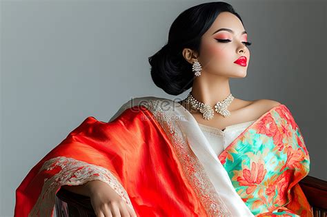 전통적인 옷을 입은 여성 사진 무료 다운로드 Lovepik