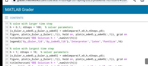 Solved 64 Comparing Eulers Method With Runga Kutta Method