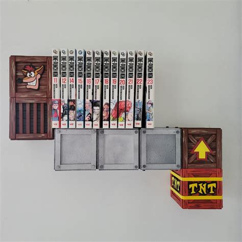 Crash Bandicoot Crate Bookshelf Etsy