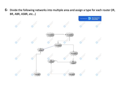 Solved Divide The Following Networks Into Multiple Area Chegg