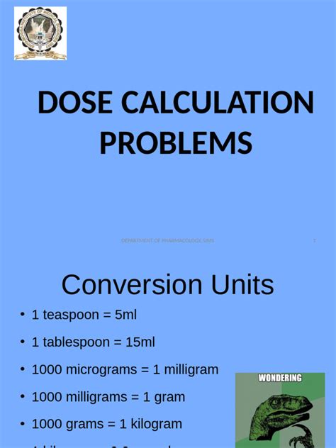 6and7dose Calculation Problems 1 20 Pdf Creatinine Clinical Medicine