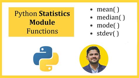 Python Statistics Module Functions Coding Examples Mean Medium
