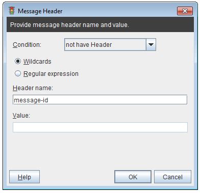 How To Block Messages Without MESSAGE ID Header