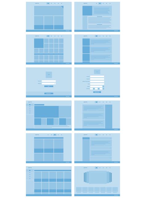 Wireframe Kit V Webpage Design Layout Wireframe Kit Wireframe