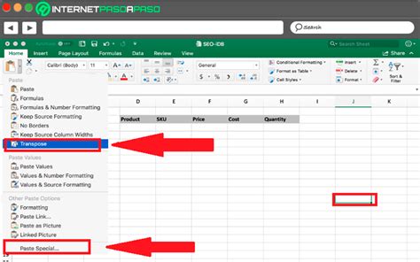 Transponer Datos En Microsoft Excel 】guía Paso A Paso 2025