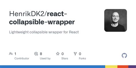 Github Henrikdk React Collapsible Wrapper Lightweight Collapsible Wrapper For React
