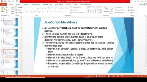 javascript variable declaration part 26 wpd elearn gurukul youtube
