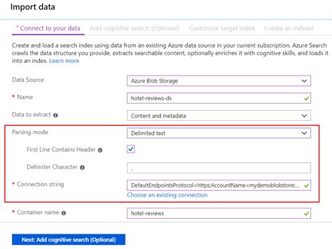빠른 시작 Azure Portal에서 지식 저장소 만들기 Azure Ai Search Microsoft Learn