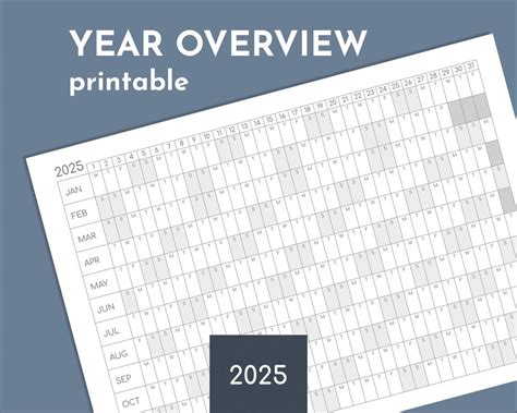 2025 Yearly Calendar Printable One Page Plan Your Year With Ease — My