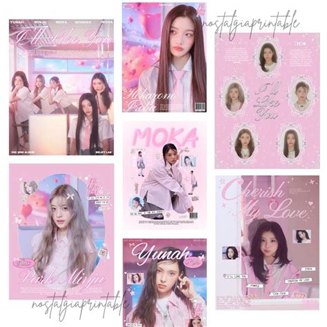 Illit Art Poster Prints 8 S Aesthetic Kpop Room Decor